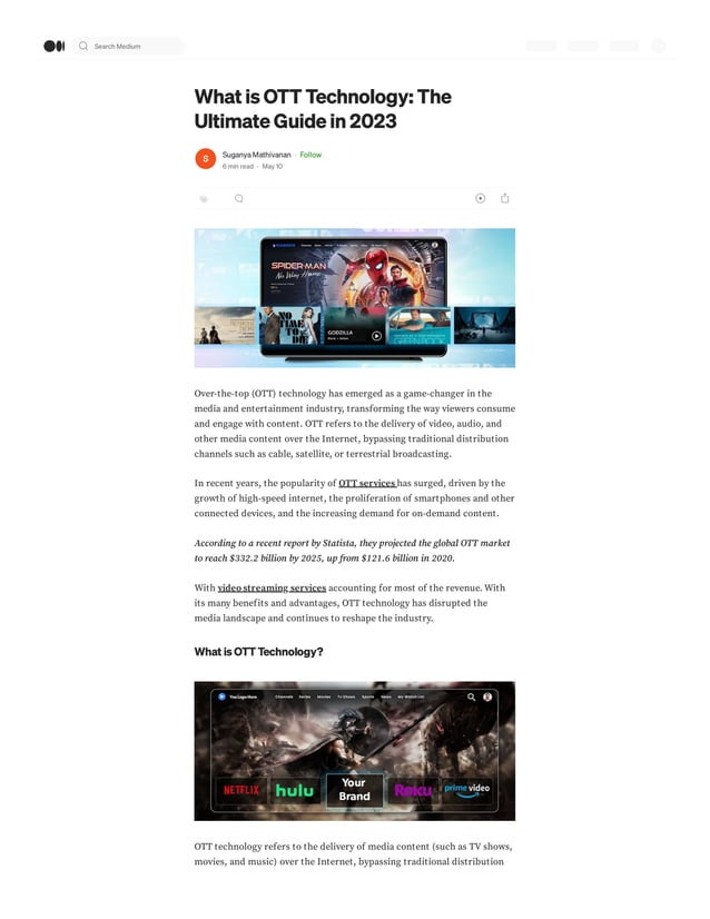 What is OTT Technology? | PDF