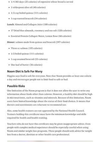 What Is Noom Diet? | PDF | Nutrition | Healthy Living