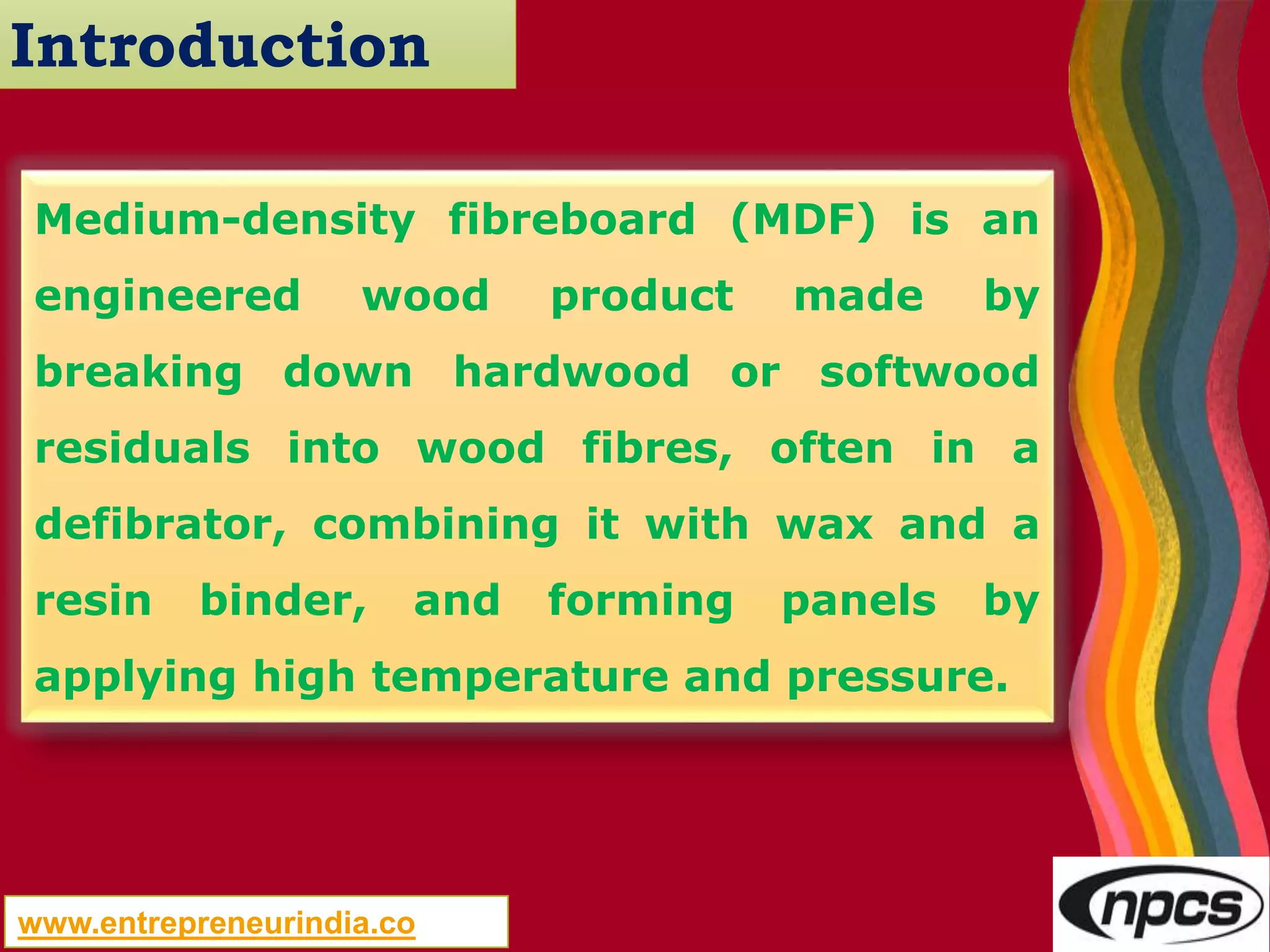 MDF, Medium Density Fiberboard (Interior-use Engineered Wood Panel ...