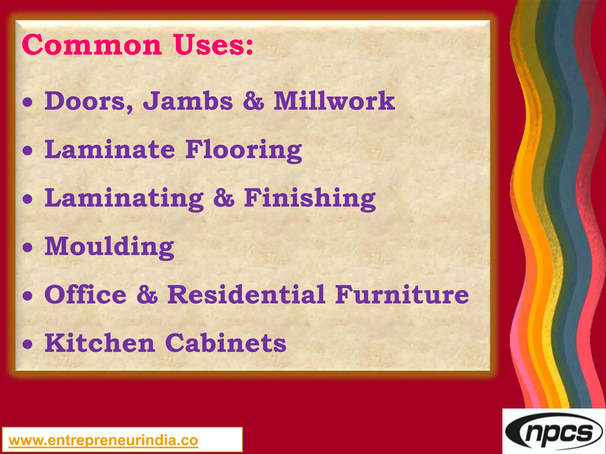 MDF, Medium Density Fiberboard (Interior-use Engineered Wood Panel ...