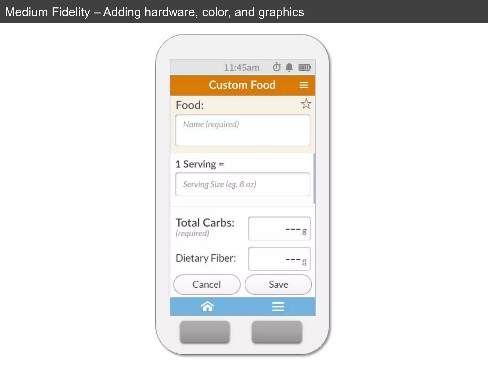 Medium fidelity prototyping | PPTX