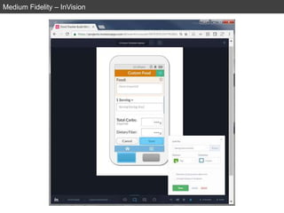 Medium fidelity prototyping | PPTX
