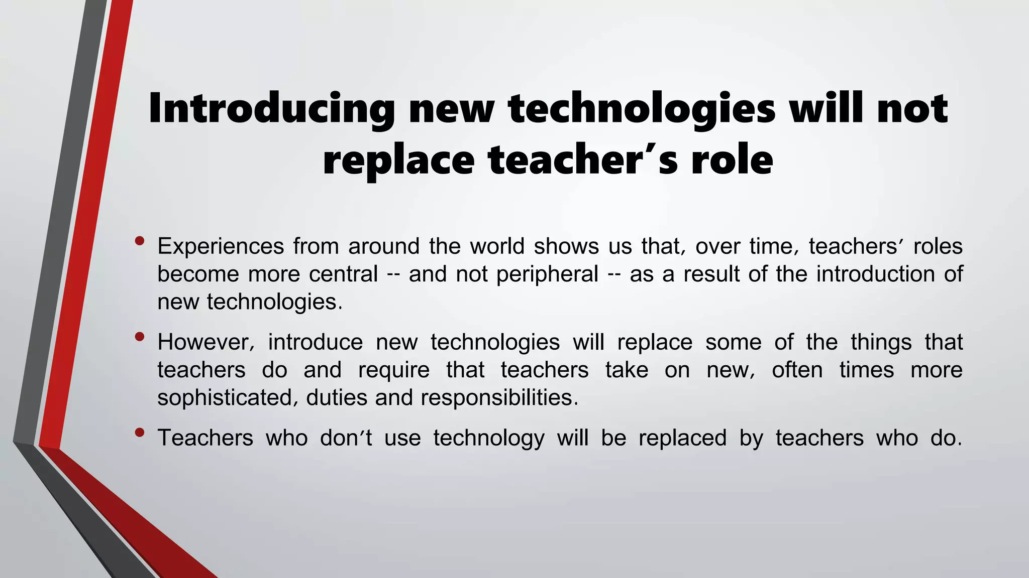 Will Technology Replace Teacher? | PPTX