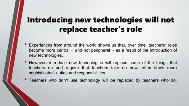 Will Technology Replace Teacher? | PPTX