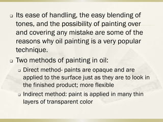 Medium of the visual arts | PPTX