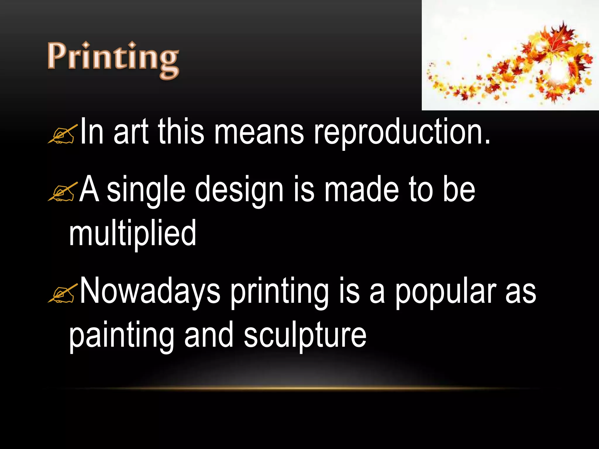 Mediums and techniques of visual arts | PPTX