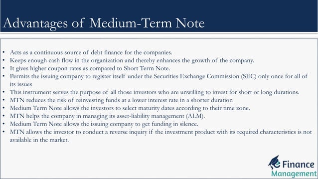 Medium Term Notes | PPT