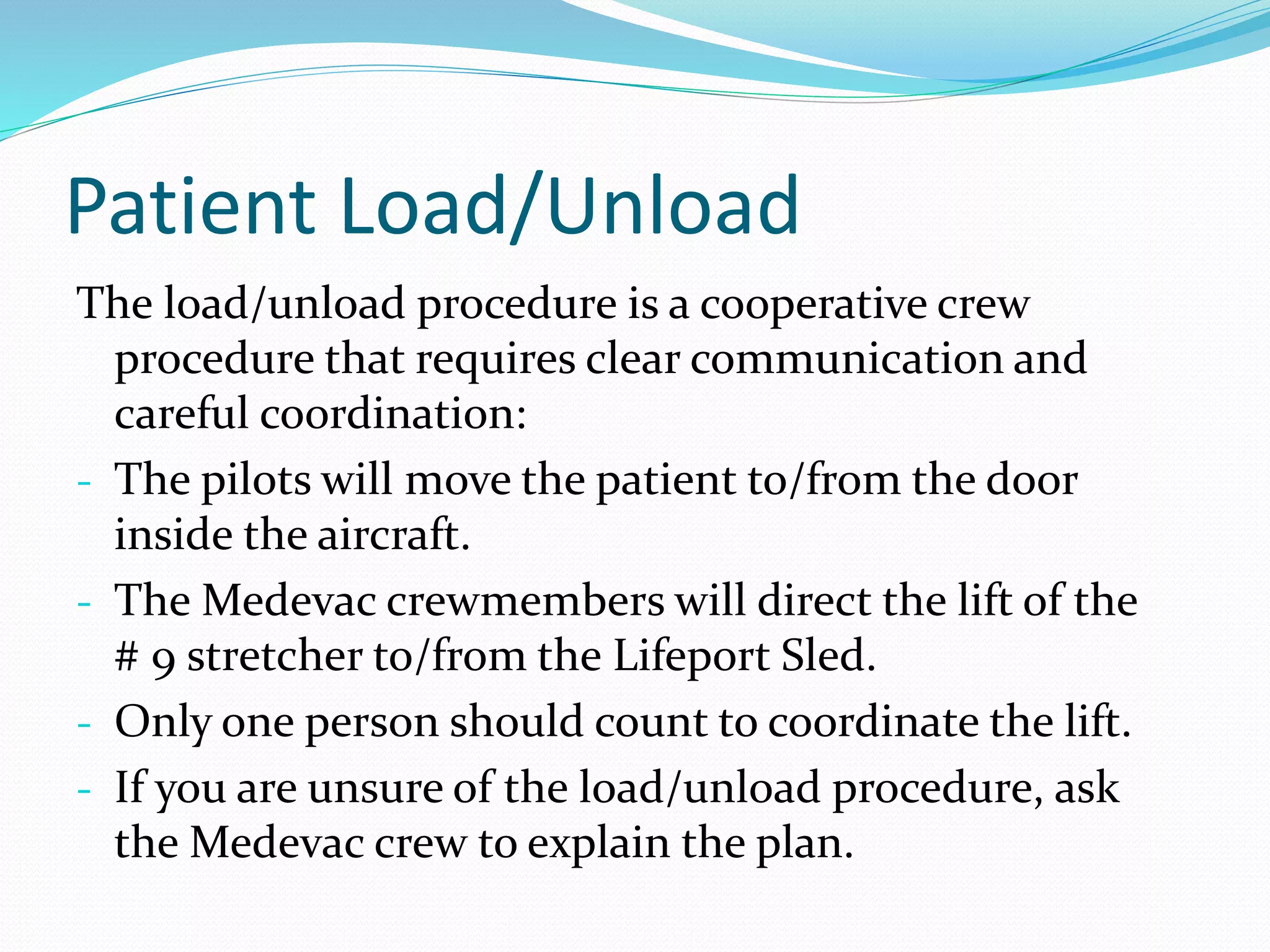 Medivac safety airplane | PPT