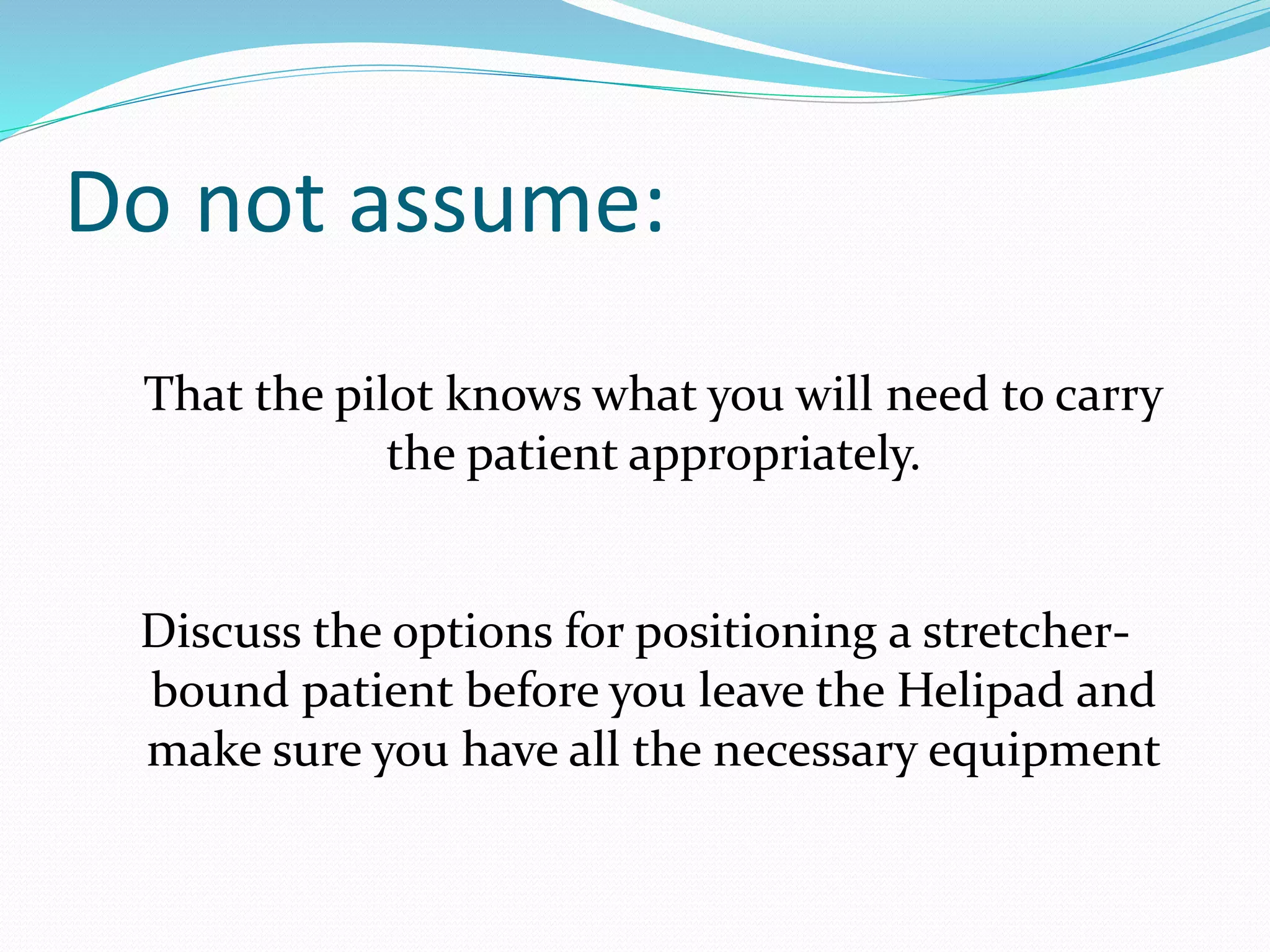 Medivac safety airplane | PPT