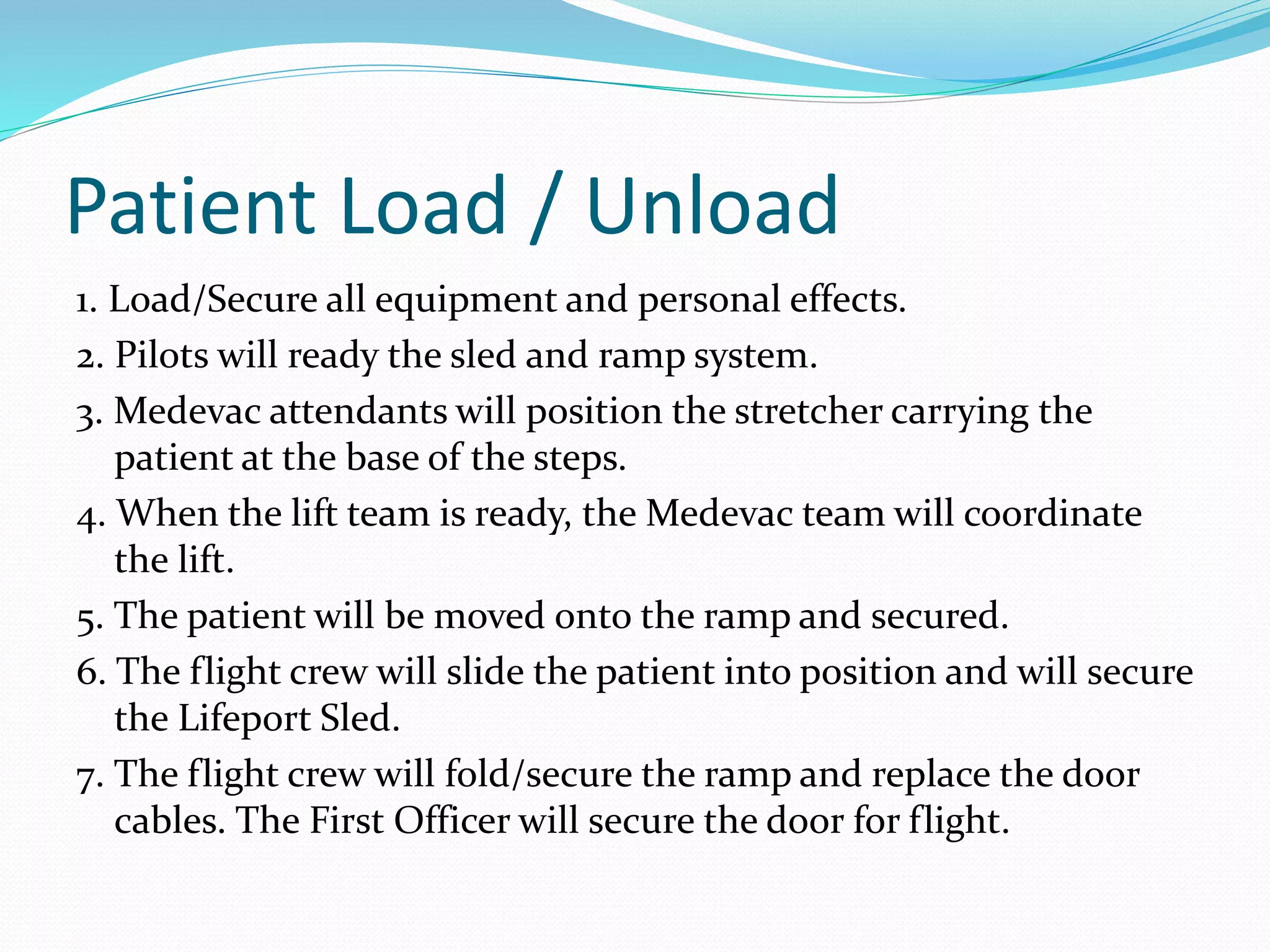 Medivac safety airplane | PPT