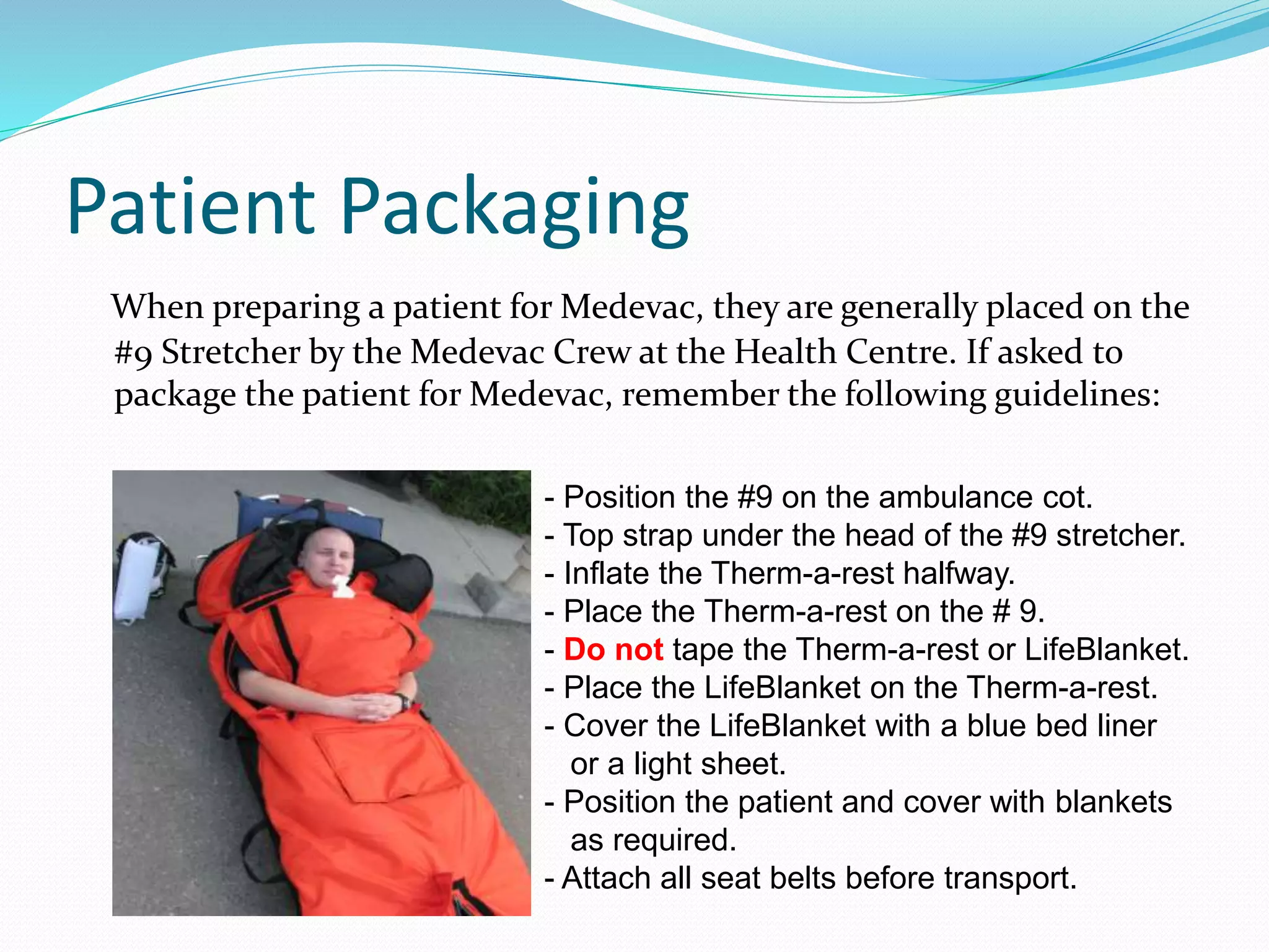 Medivac safety airplane | PPT