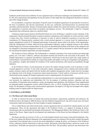 An integrated quality management system for healthcare | PDF