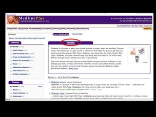 Medlineplus Presentation | PPTX