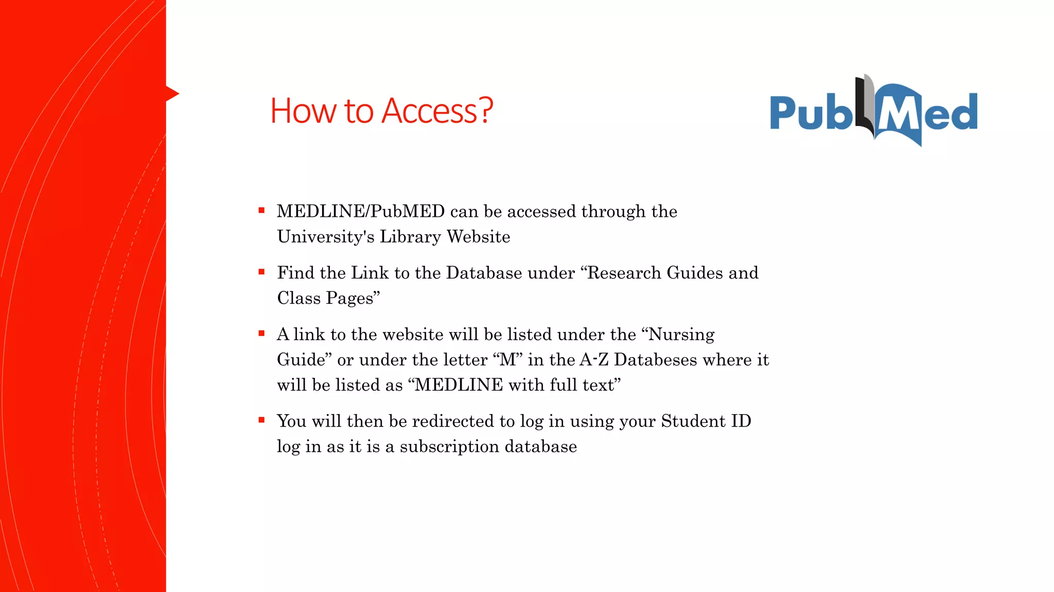 Medline Resource Guide | PPTX