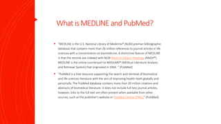 Medline Resource Guide | PPT