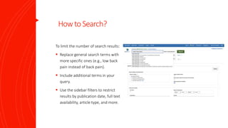Medline Resource Guide | PPTX