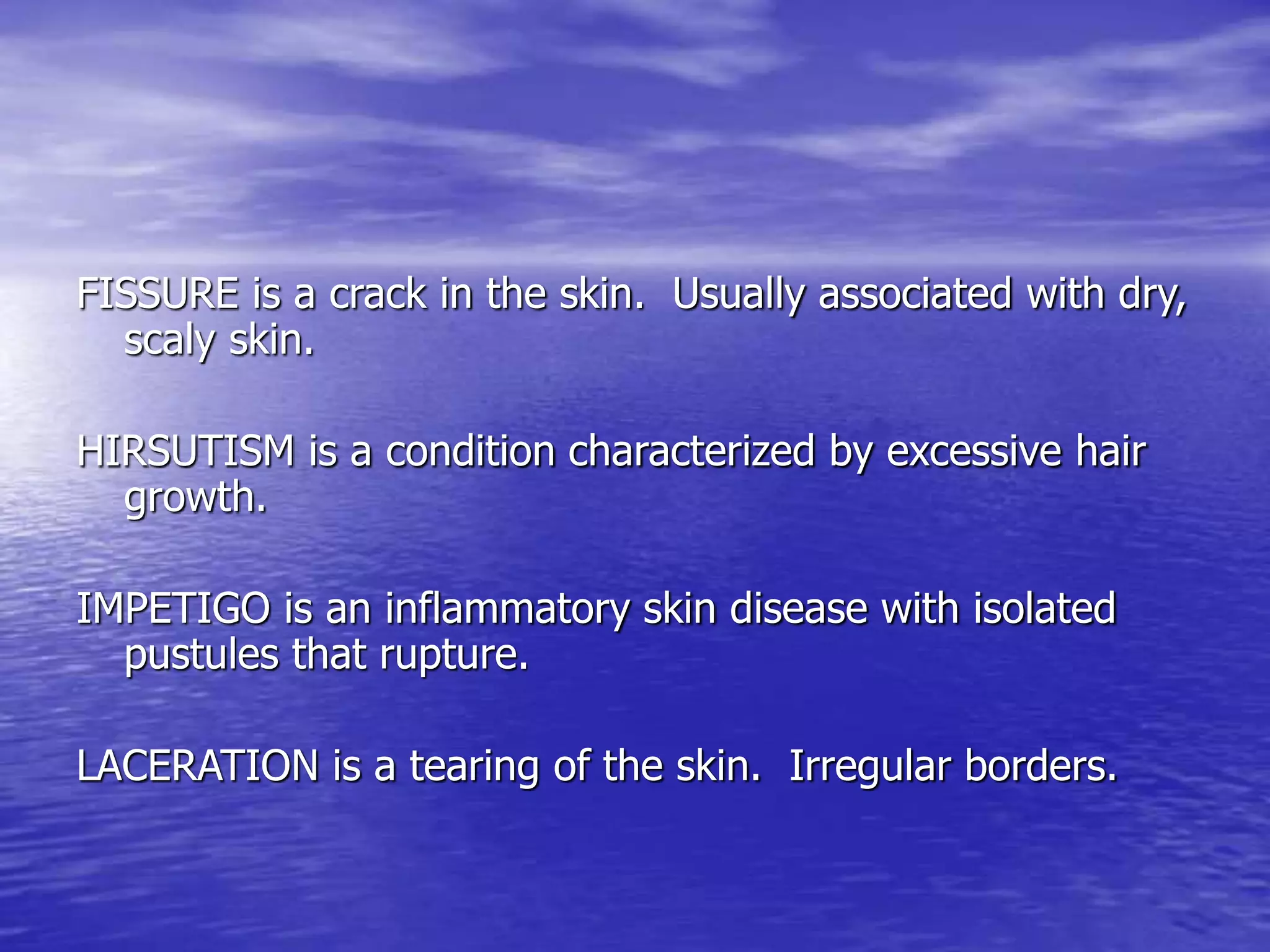MEDL The Integumentary System.ppt | Skin and Dermatology | Diseases and ...