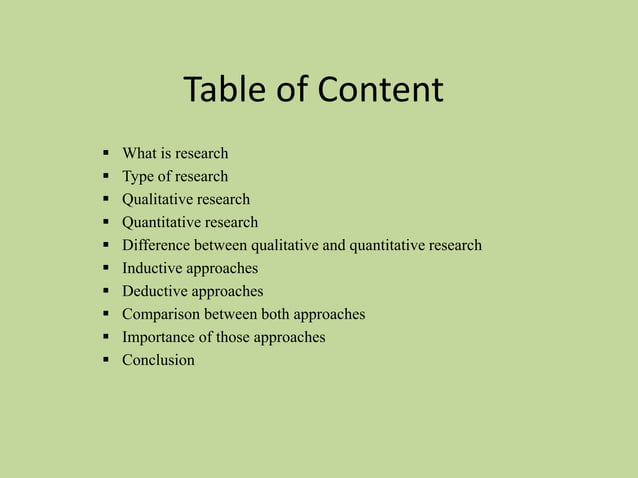 Definition of inductive and deductive research approaches & type of ...