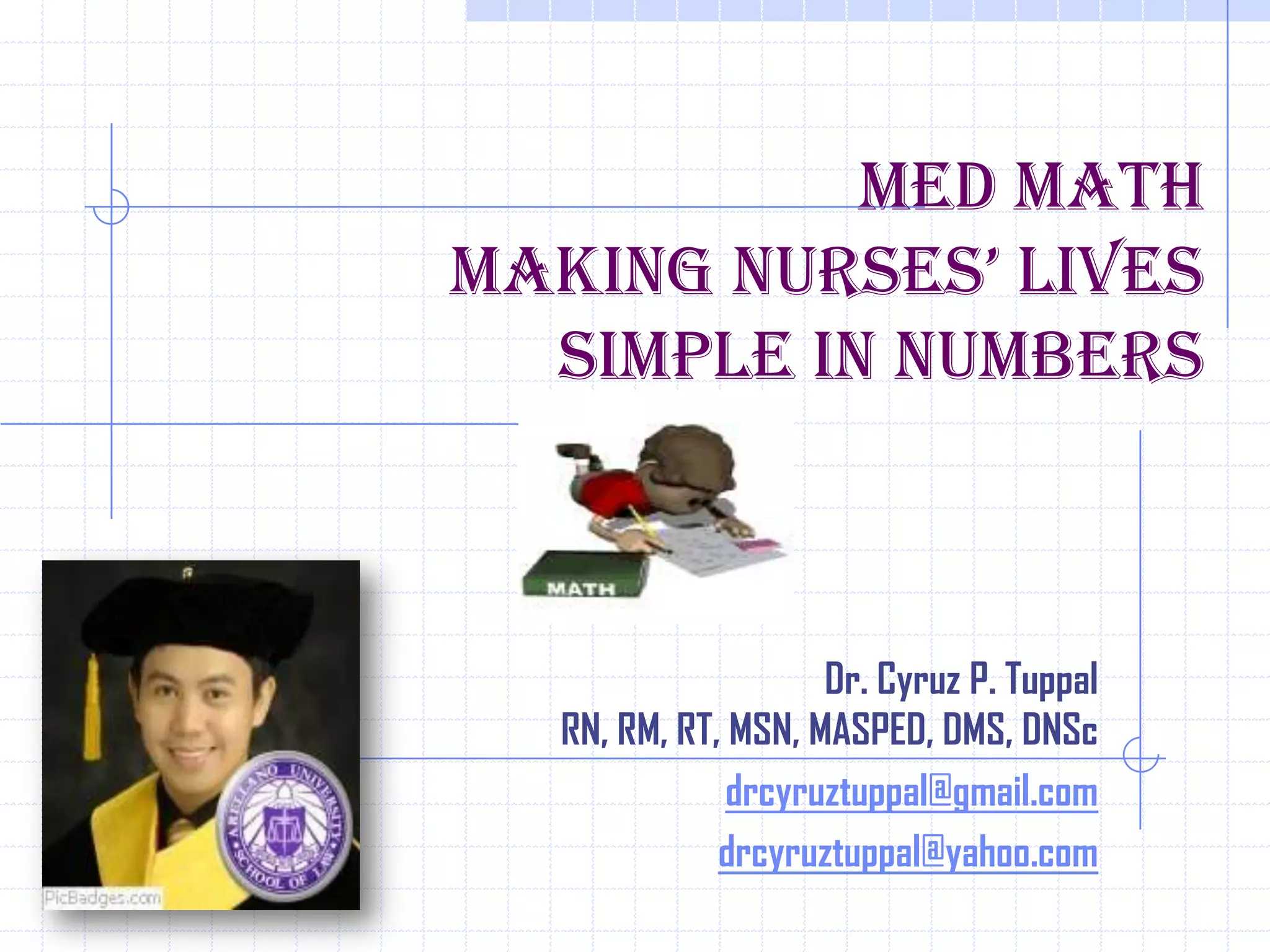 Medmathpharmacology 111201105331-phpapp01 | PPT