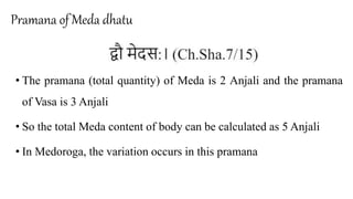 Ayurvedic understanding of Medodhatu.pptx