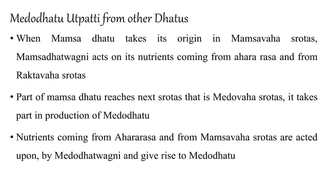 Ayurvedic understanding of Medodhatu.pptx