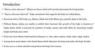 Ayurvedic understanding of Medodhatu.pptx