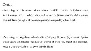 Ayurvedic understanding of Medodhatu.pptx