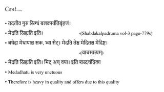 Ayurvedic understanding of Medodhatu.pptx