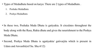 Ayurvedic understanding of Medodhatu.pptx