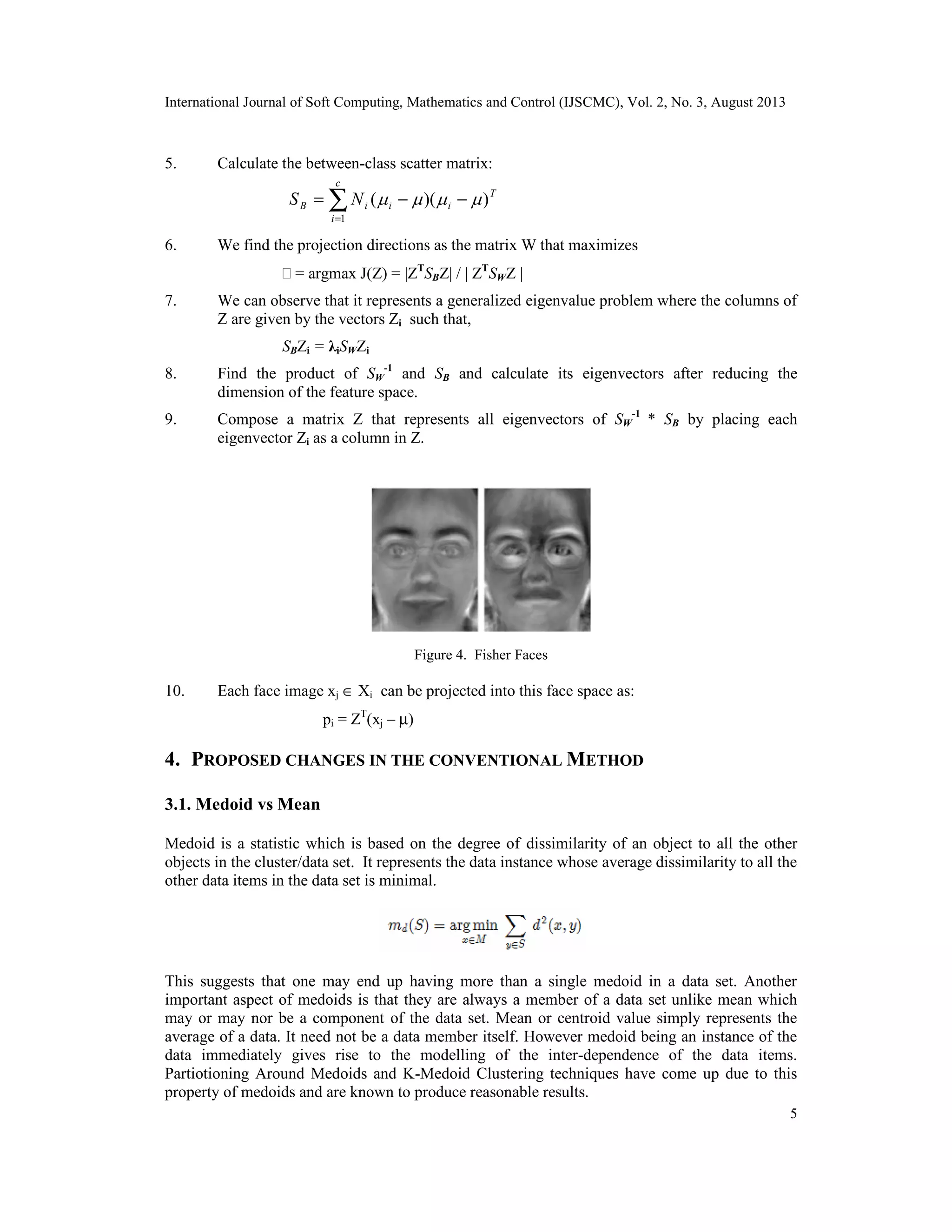 Medoid based model for face recognition using eigen and fisher faces | PDF