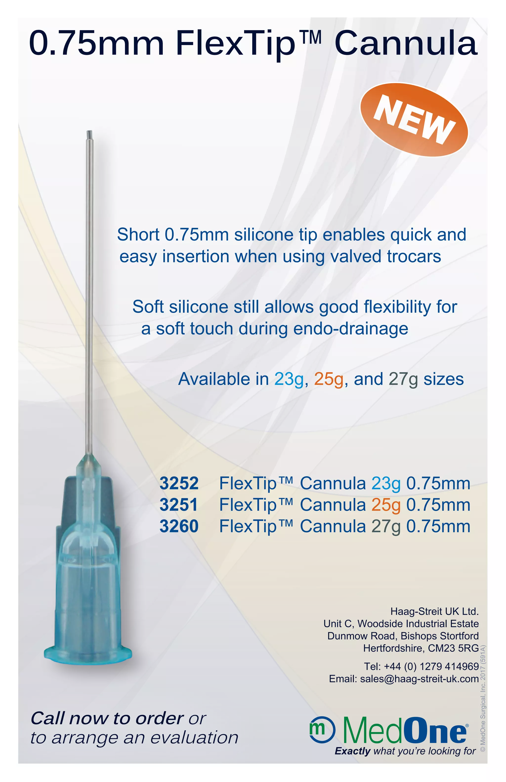 MedOne 0.75mm FlexTip Cannula flyer | PDF