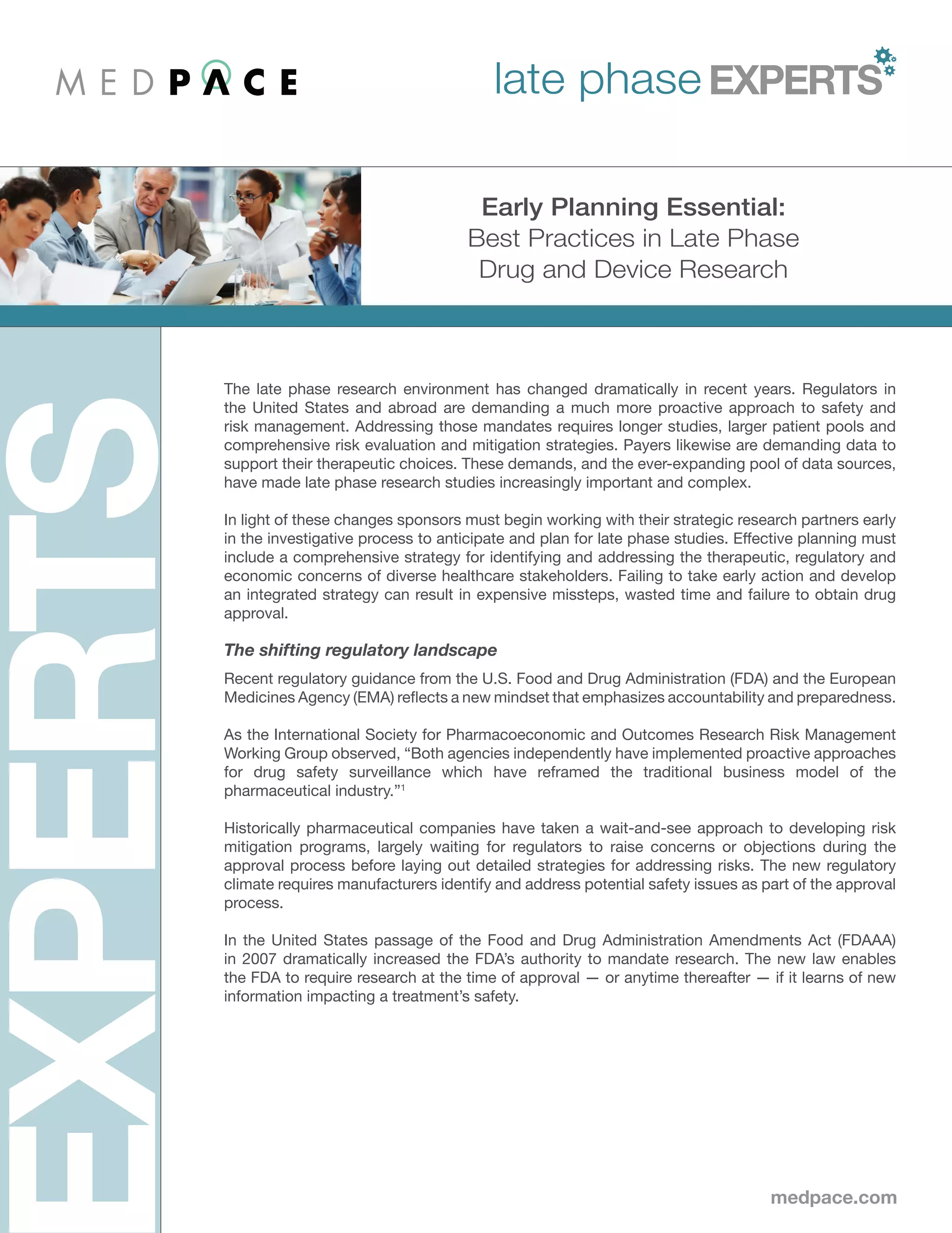 Medpace late phase_white_paper_final | PDF