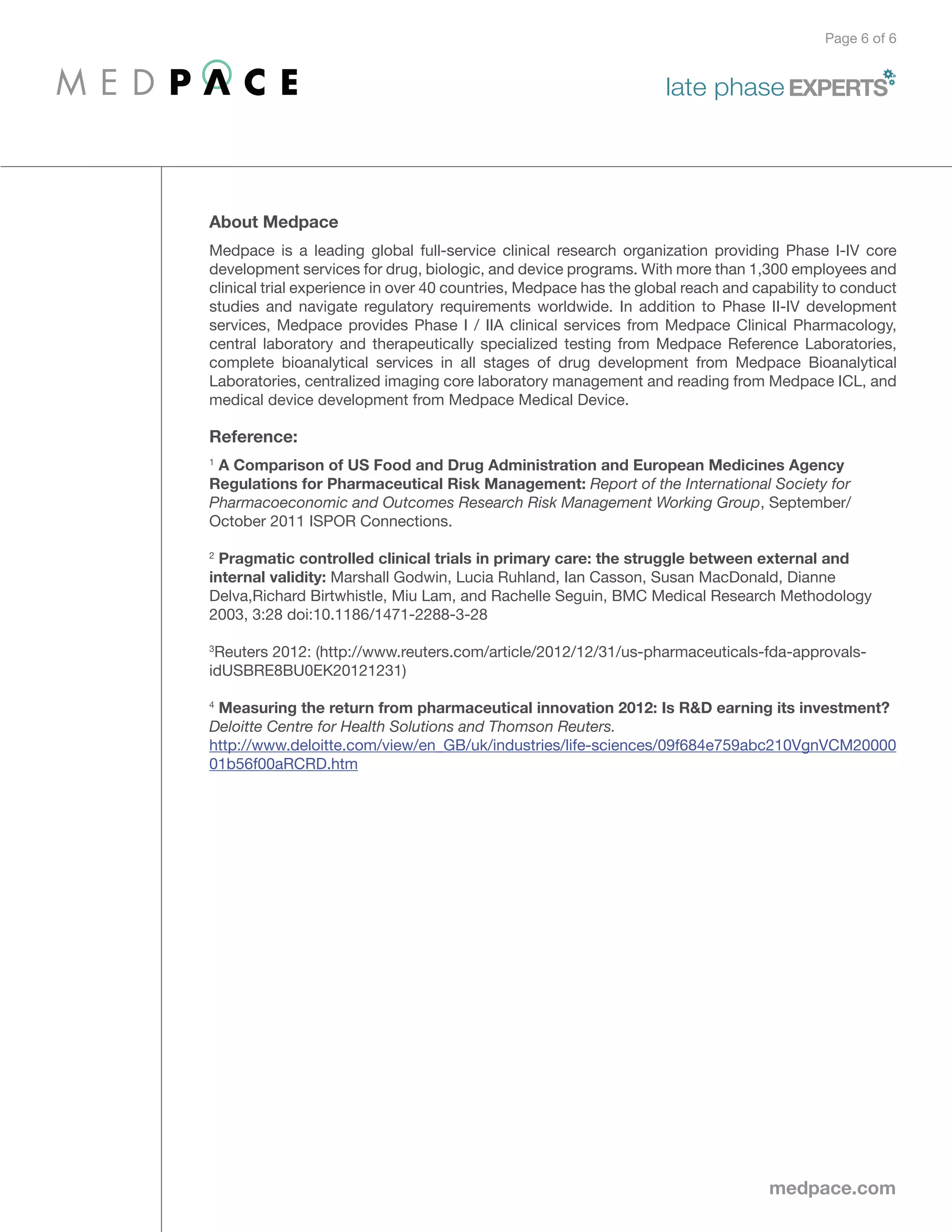 Medpace late phase_white_paper_final | PDF