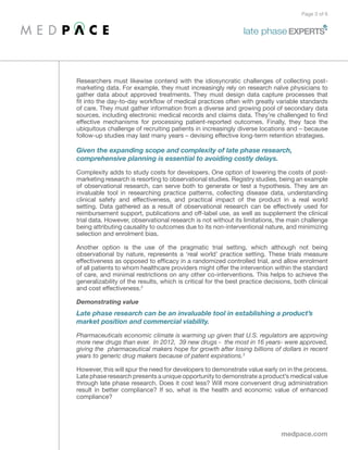 Medpace late phase_white_paper_final | PDF