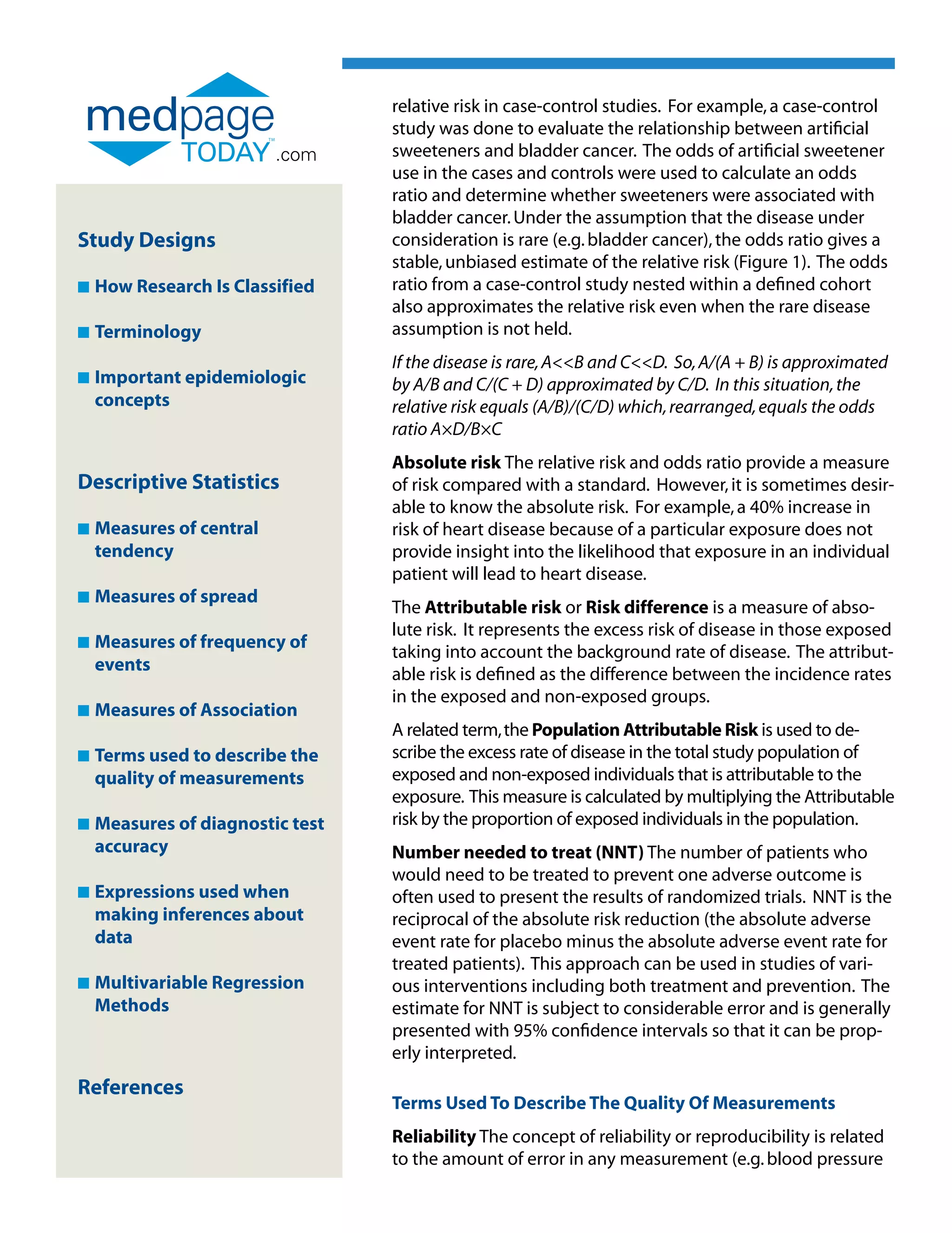 Medpage guide-to-biostatistics | PDF