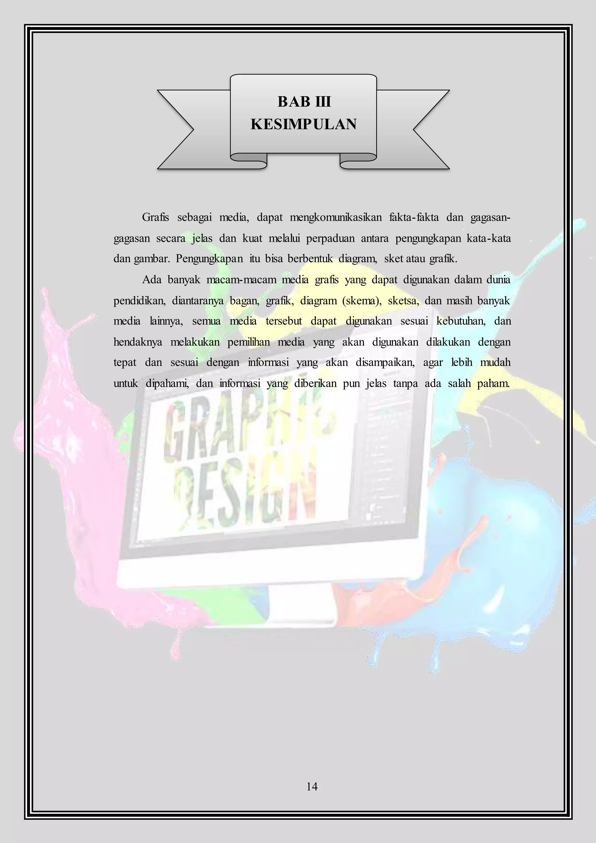 Media Grafis (Bagan, Tabel, Grafik, Diagram (Skema), Dan Sketsa) | DOCX