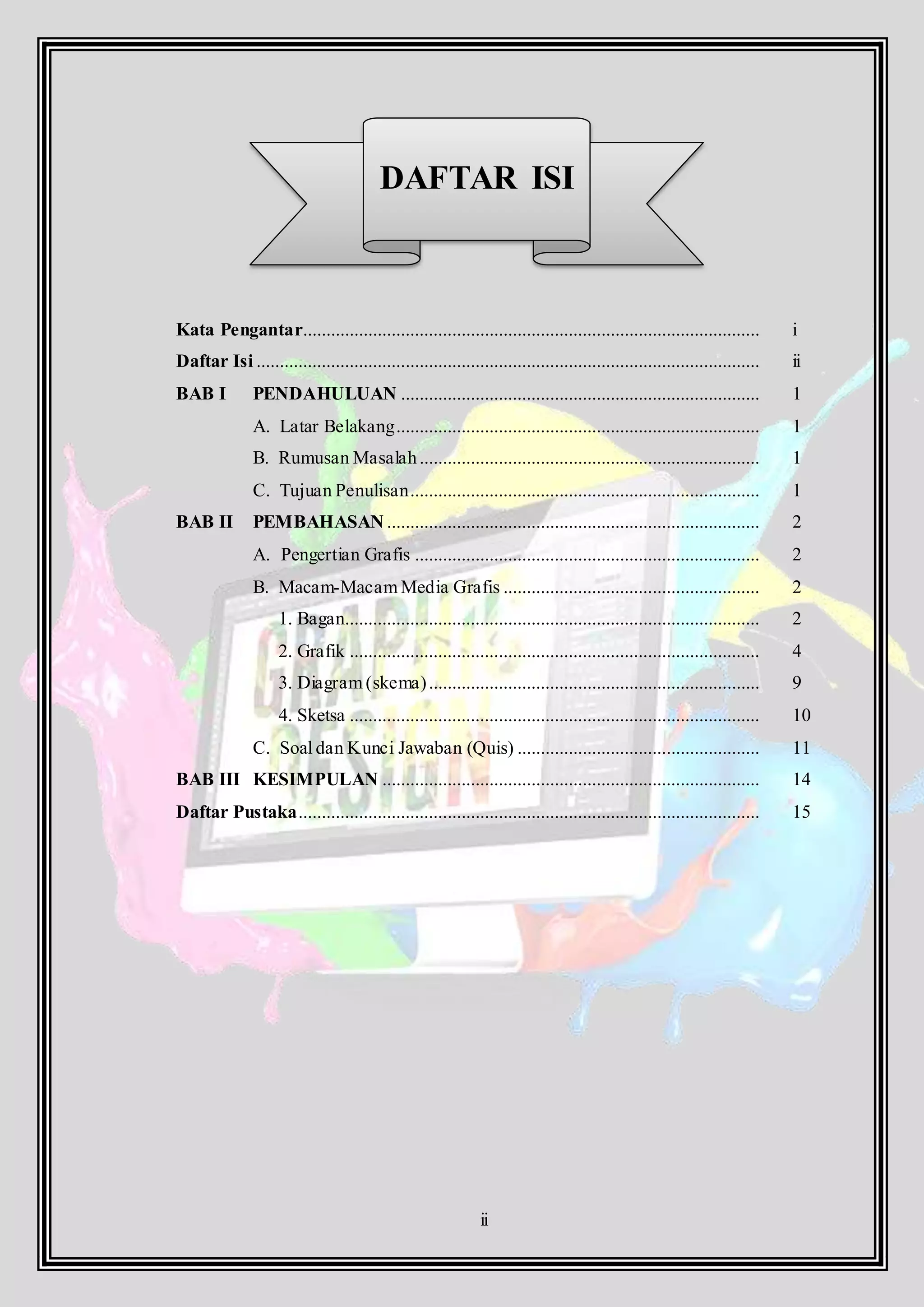 Media Grafis (Bagan, Tabel, Grafik, Diagram (Skema), Dan Sketsa) | DOCX