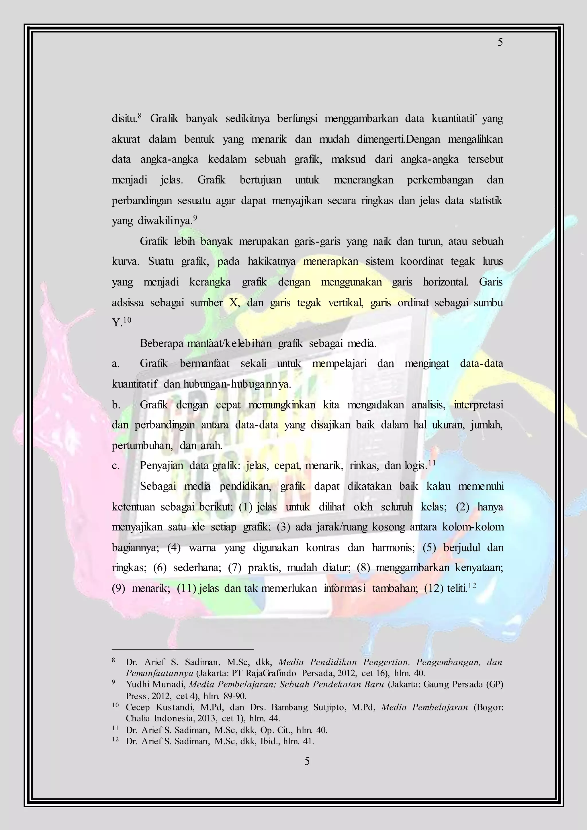 Media Grafis (Bagan, Tabel, Grafik, Diagram (Skema), Dan Sketsa) | DOCX