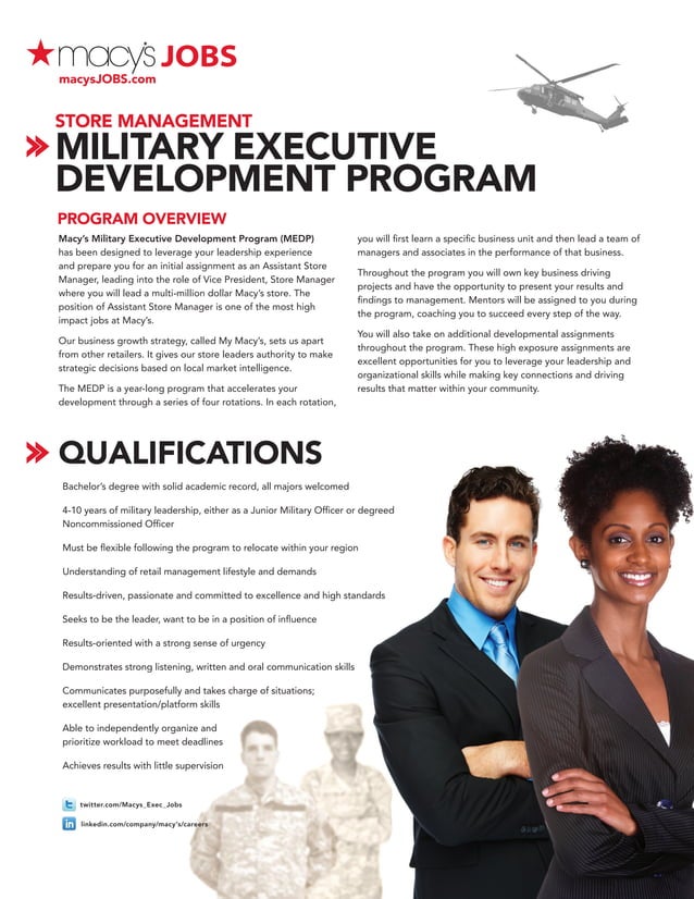 Military Executive Development Program | PDF