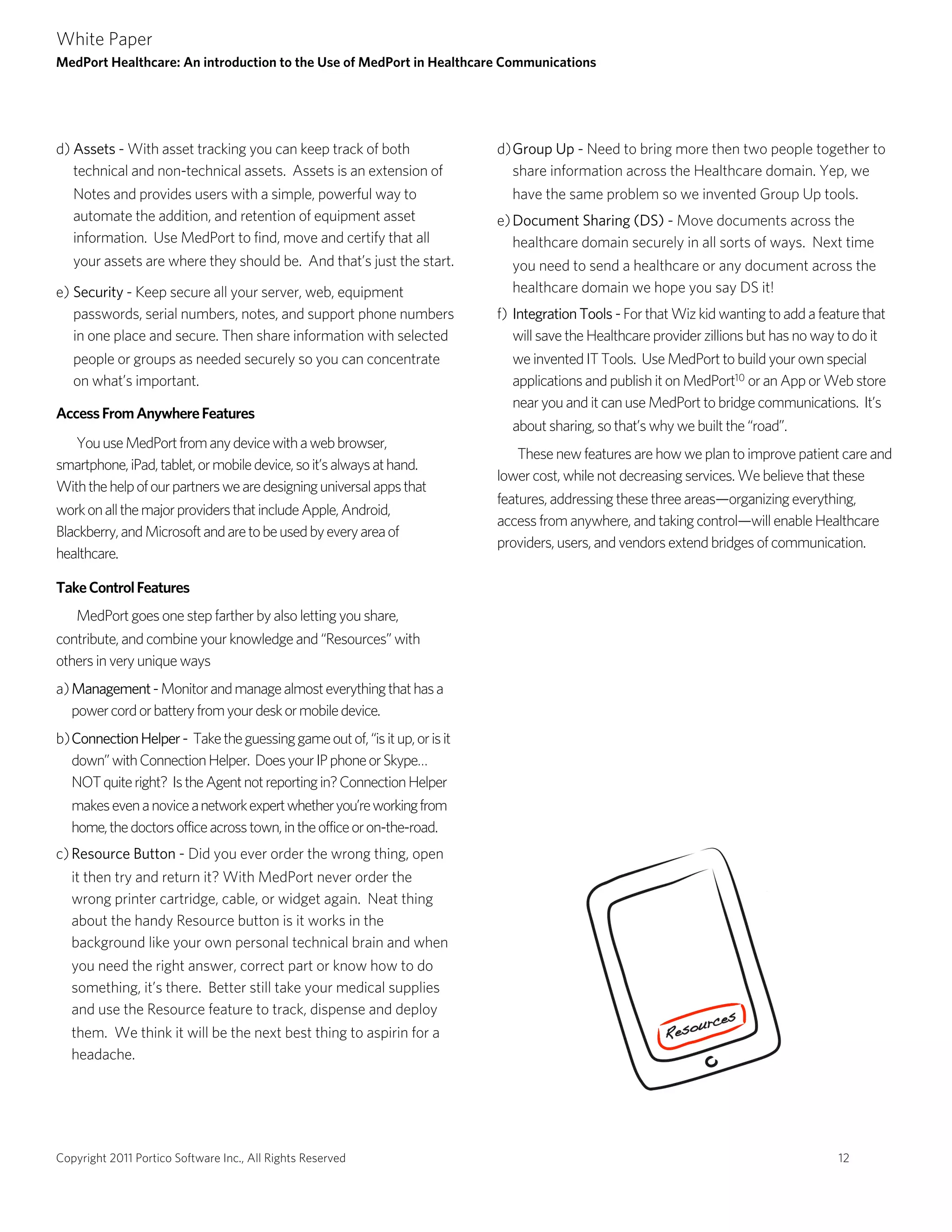 MedPort White Paper | PDF