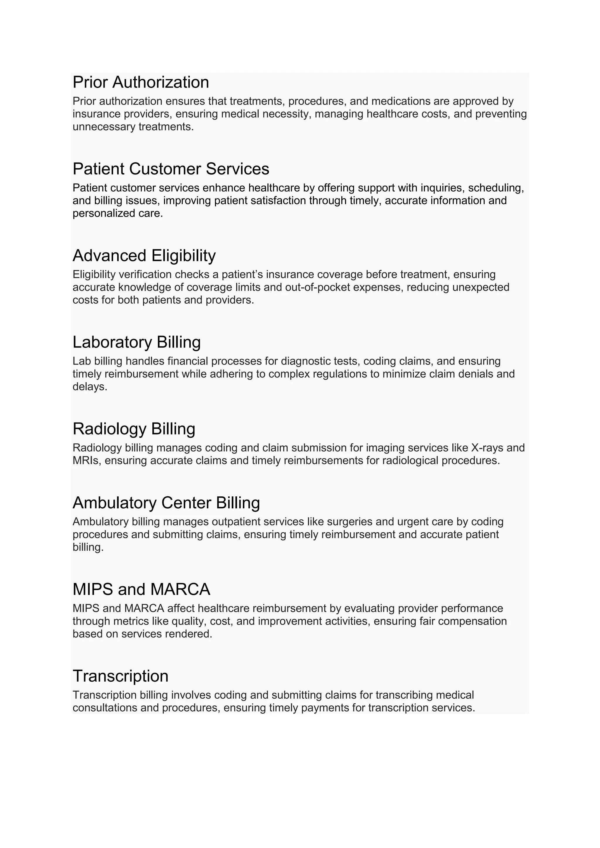 More Than Just A Medical Billing Service | PDF