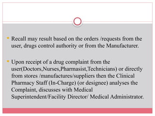 Med recall, Drug interaction and Monitoing parameters ppt.pptx