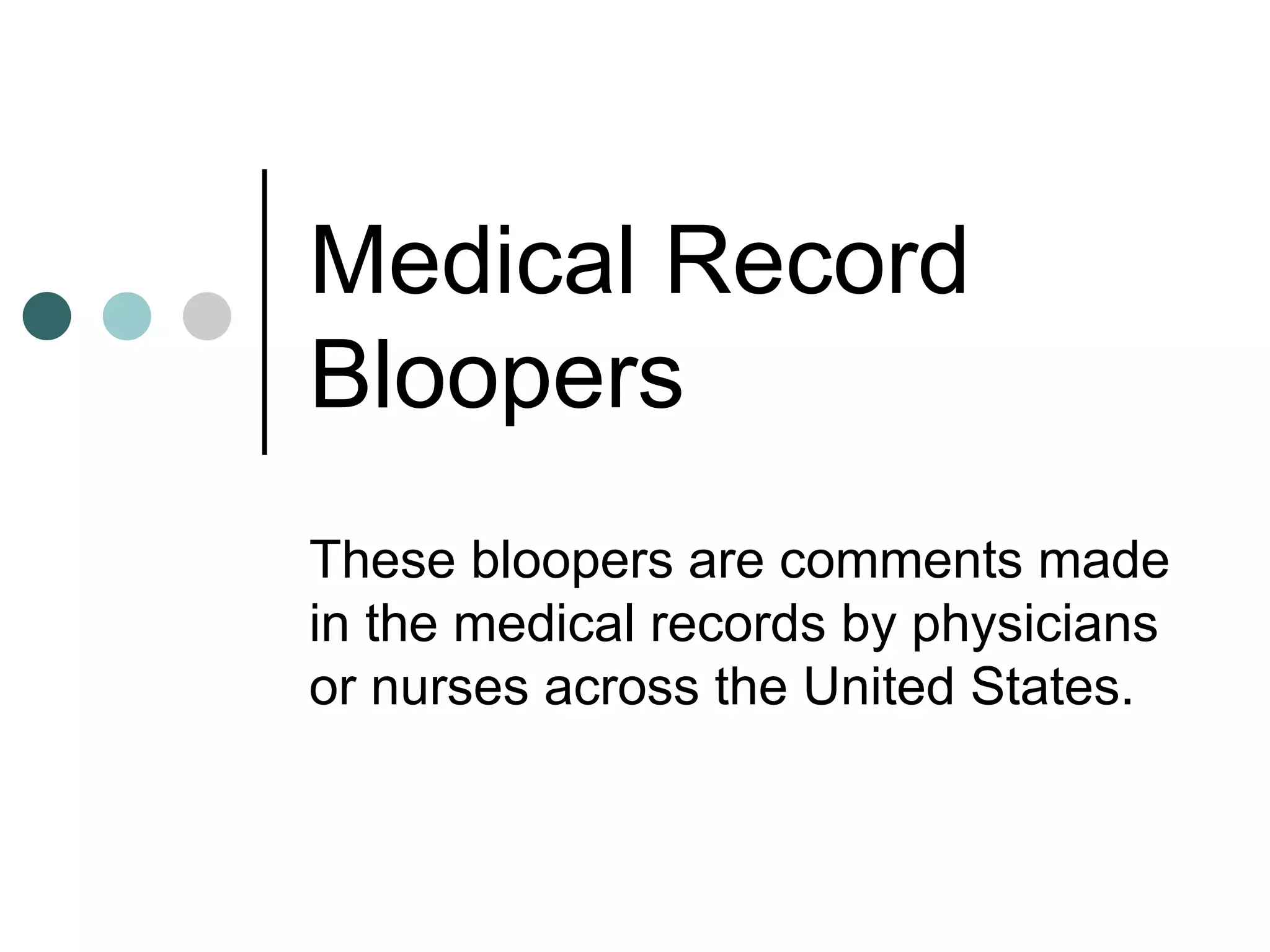 Med rec bloopers | PPT