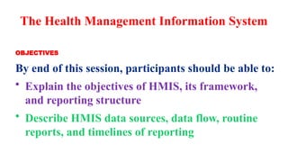Health Management information system ppt | PPTX | Physical Therapy ...