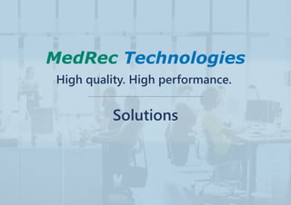 MedRec Technologies | PPT