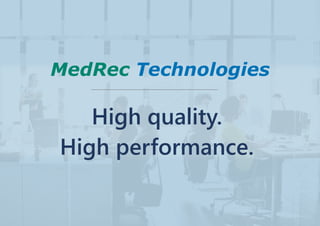 MedRec Technologies | PPT