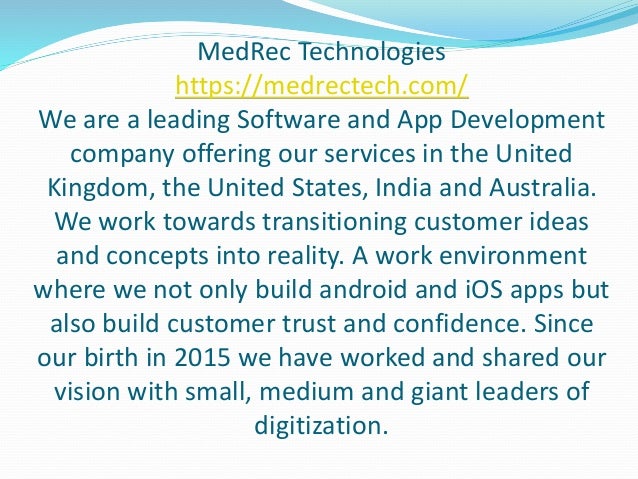 MedRec Technologies Software Company.pdf