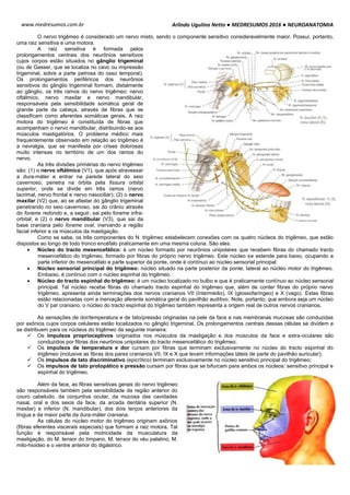 Medresumos 2016 neuroanatomia 08 - nervos cranianos | PDF