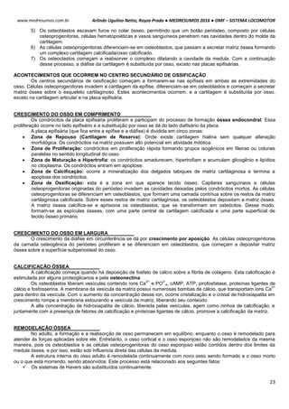 Med resumo sistema locomotor | PDF
