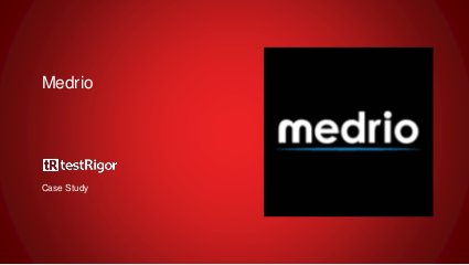 Medrio Case Study | PPT